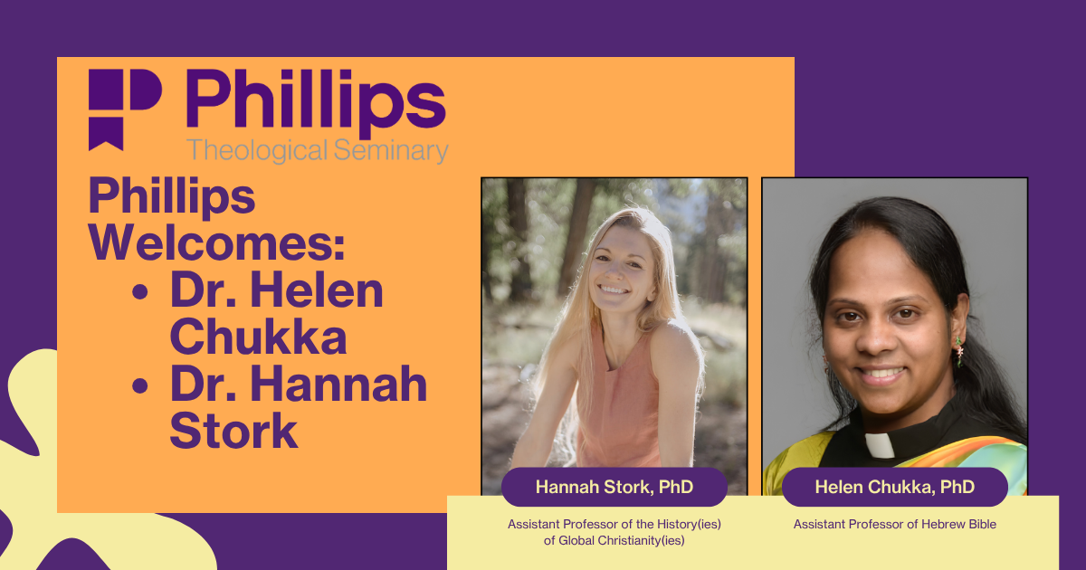 Phillips Theological Seminary Welcomes Two New Faculty Members for Fall ...